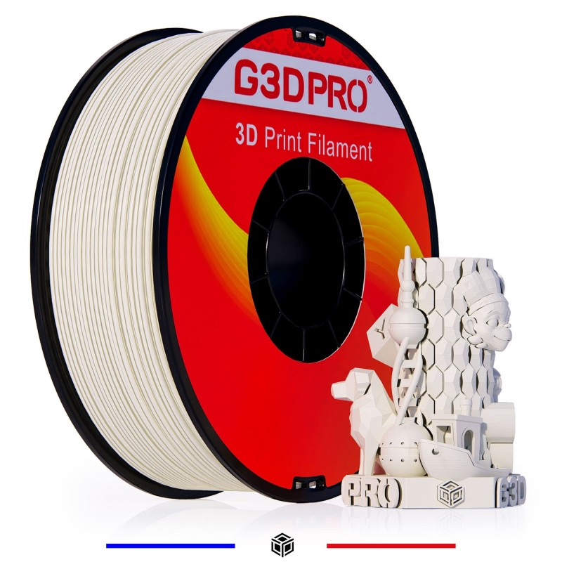 Filament PLA-FS 1kg G3D PRO Blanc (FDA) - Impression 3D - Grossiste 3D